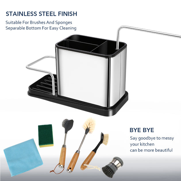 Stainless Steel Kitchen Sink Organizer - nilezs.com